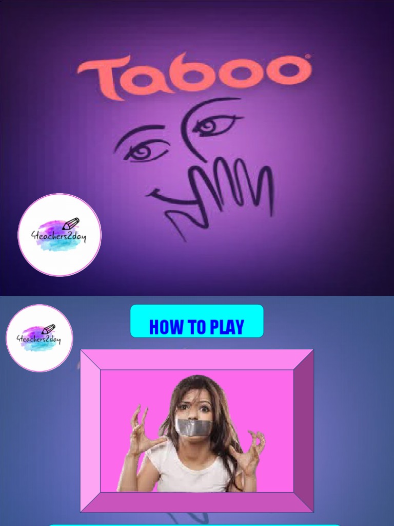 0017 - TABOO Game - Intermediate | PDF | Hamburgers | Foods