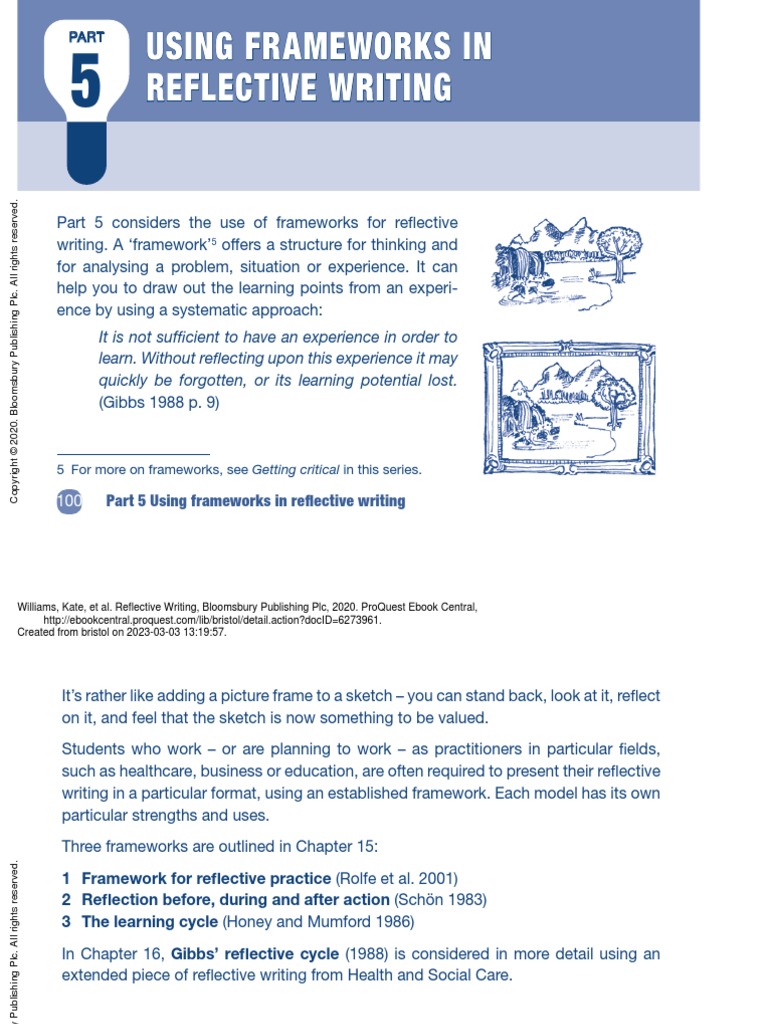 Gibbs' Framework | PDF | Intravenous Therapy | Reflective Practice