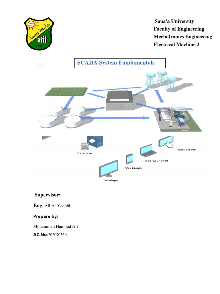 Scada System Pdf Scada Programmable Logic Controller 