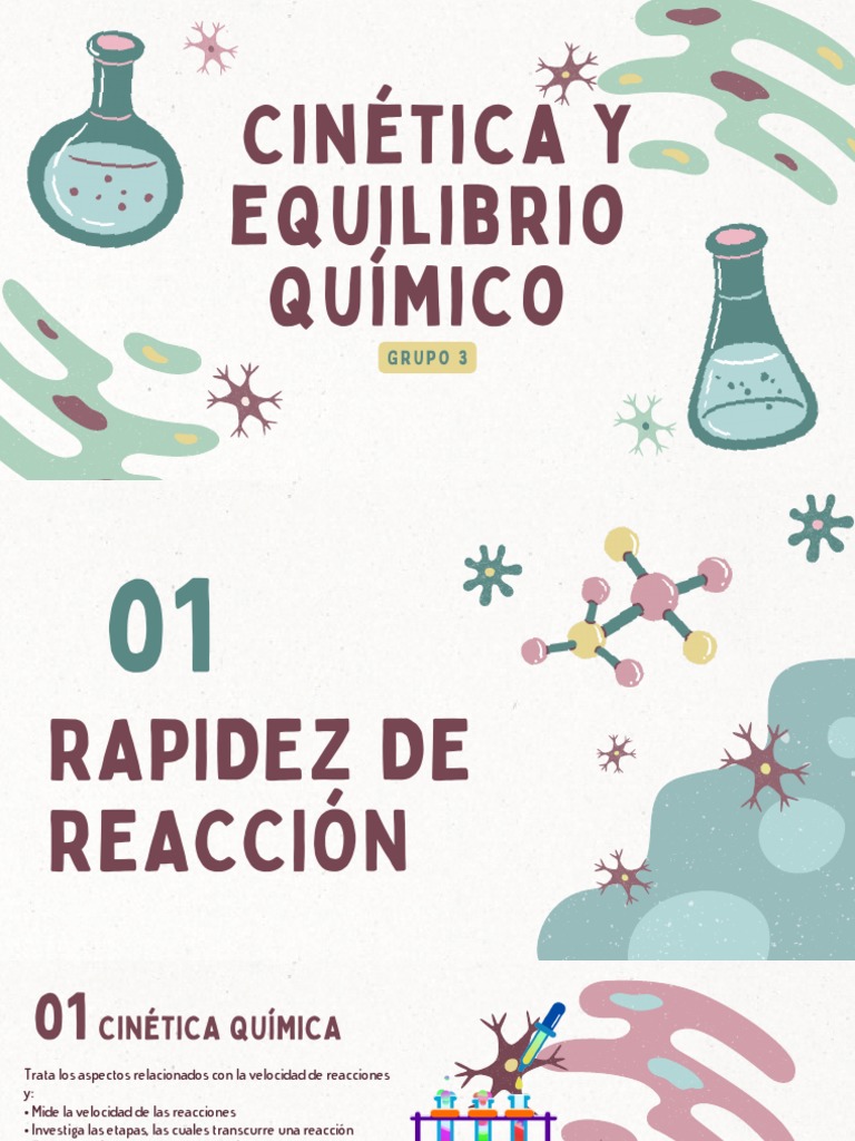 Cinetica y Equilibrio Quimico | PDF | Velocidad de reacción | Cinética química
