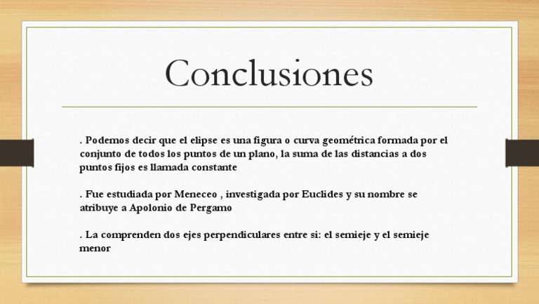 Conclusiones | PDF