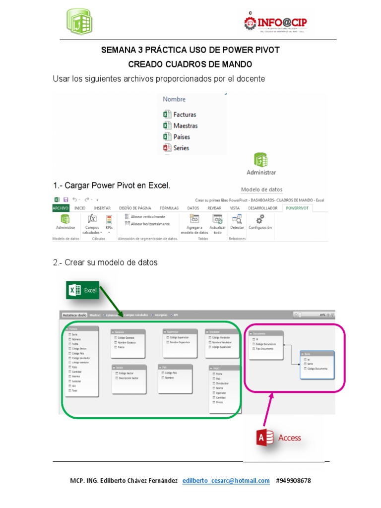 PRACTICA CORRESPONDIENTE A LA SEMANA3 - Práctica Uso de PowerPivot y Creando Cuadros de Mando ...