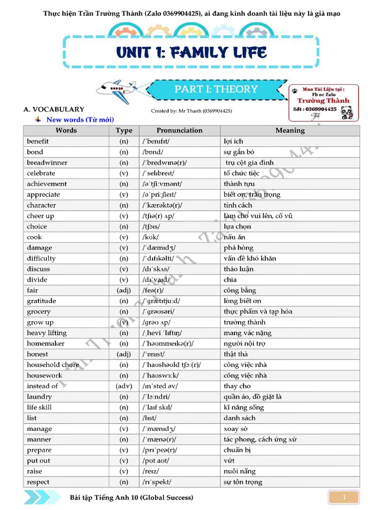 Unit 1 (Global 10) (GV) | PDF