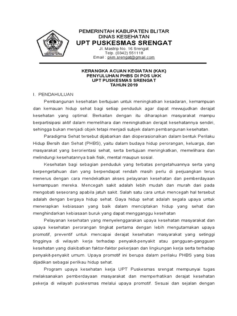 Fix KAK Penyuluhan | PDF