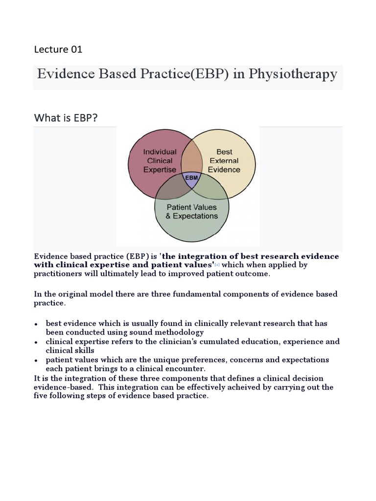 Evidence Based Practice 01 - 2 | PDF | Evidence Based Medicine ...