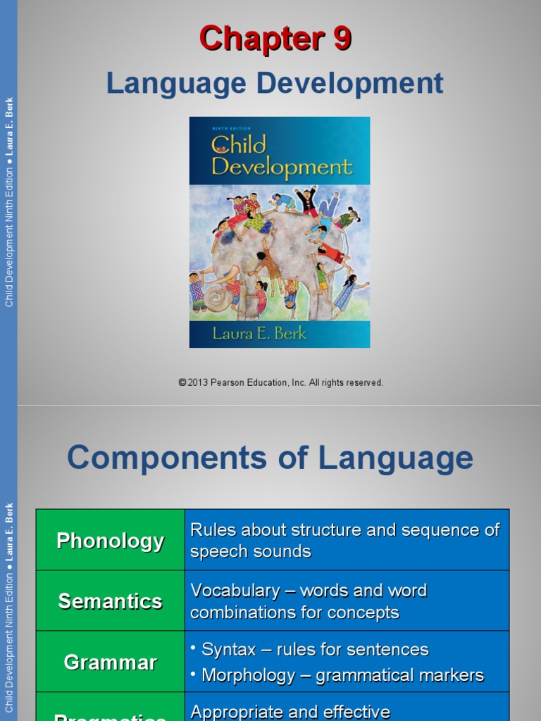 Berk Ch09 Lecture | PDF | Child Development | Language Development Berk Ch09 Lecture | PDF | Child Development | Language Development
