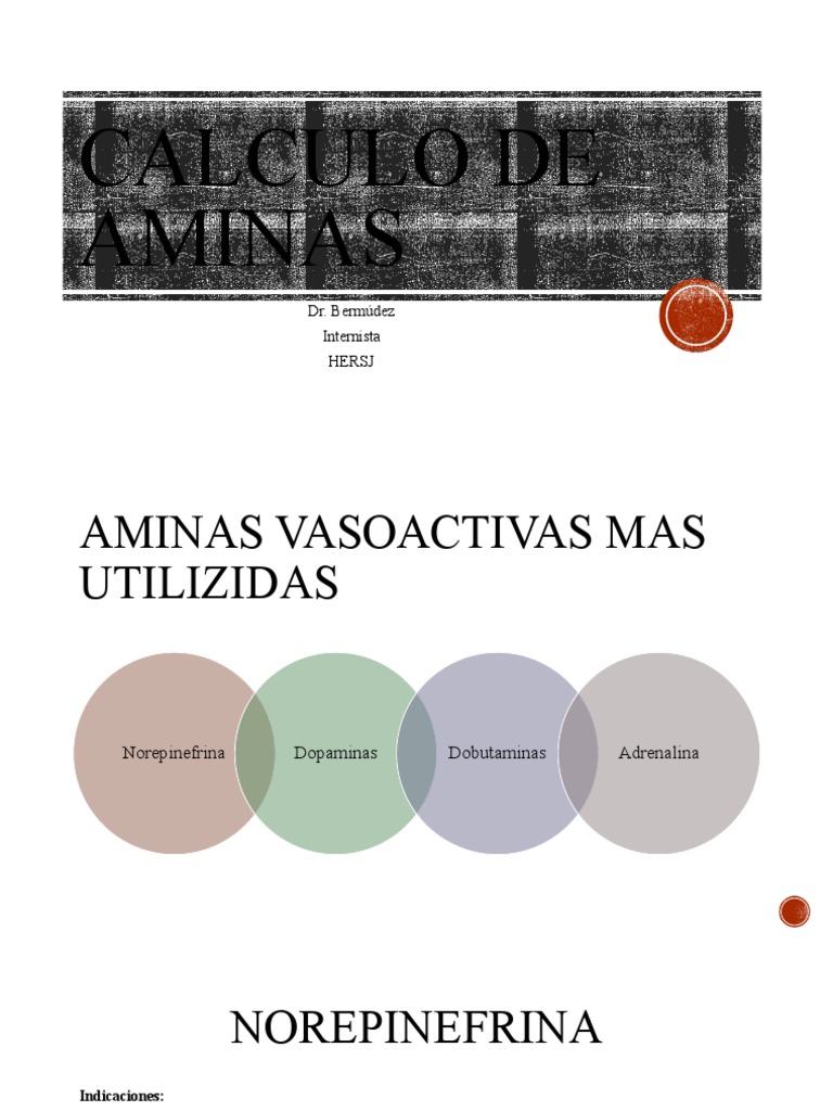 Calculo de Aminas | PDF