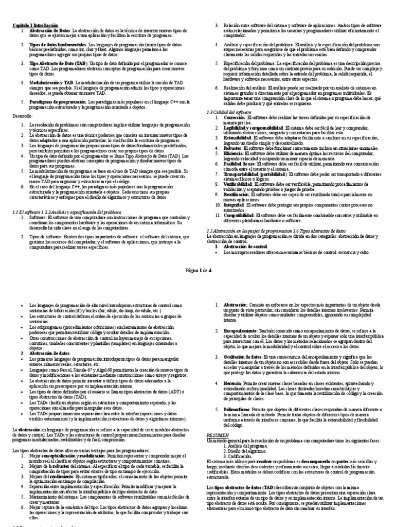 Algoritmo y Estructura de Datos | PDF | Objeto (informática) | Clase ... Algoritmo y Estructura de Datos | PDF | Objeto (informática) | Clase ...