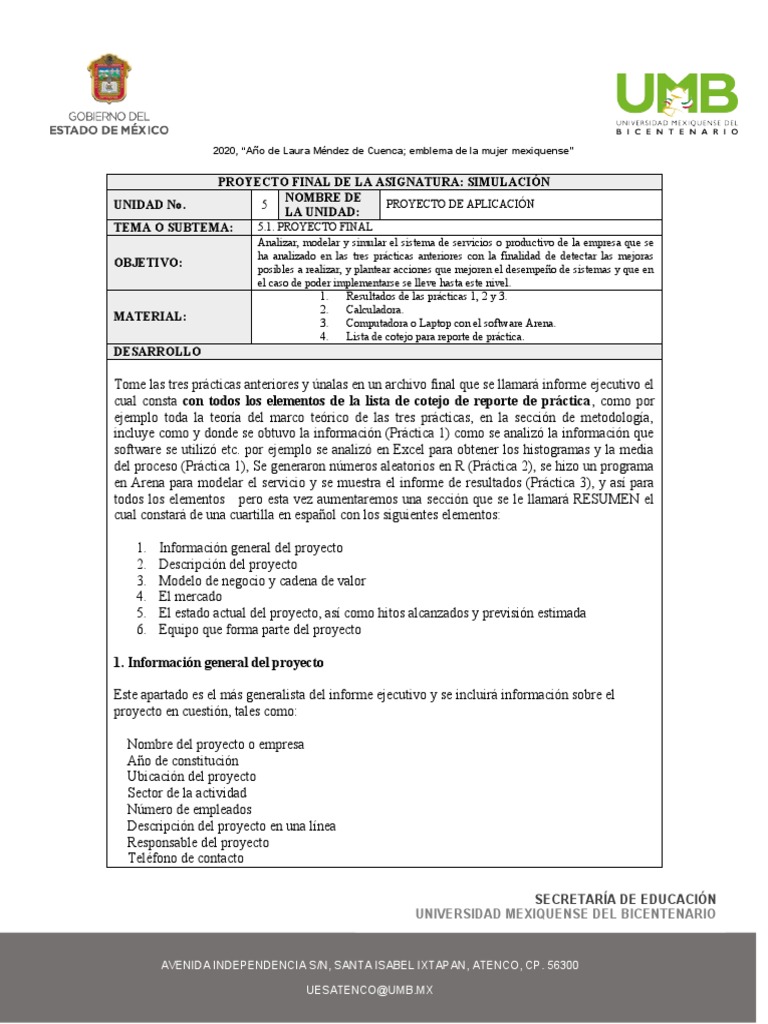 Proyecto Final Simulacion | PDF | Simulación | Software