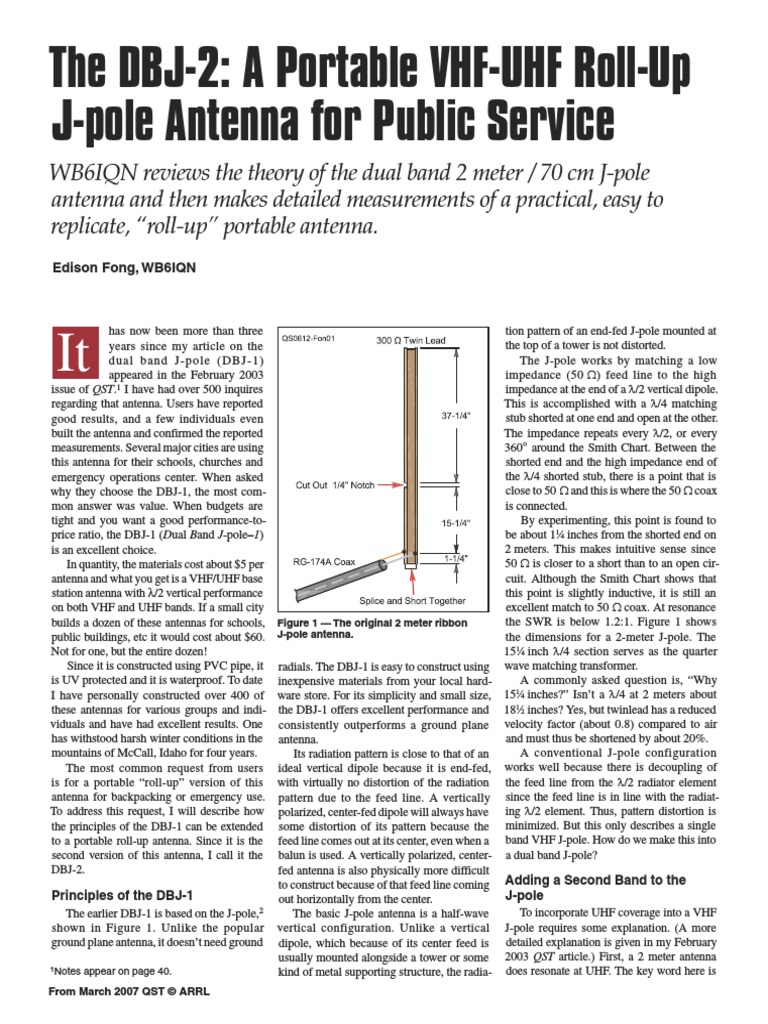 DBJ2 Emergency - Antennas | PDF | Antenna (Radio) | Coaxial Cable
