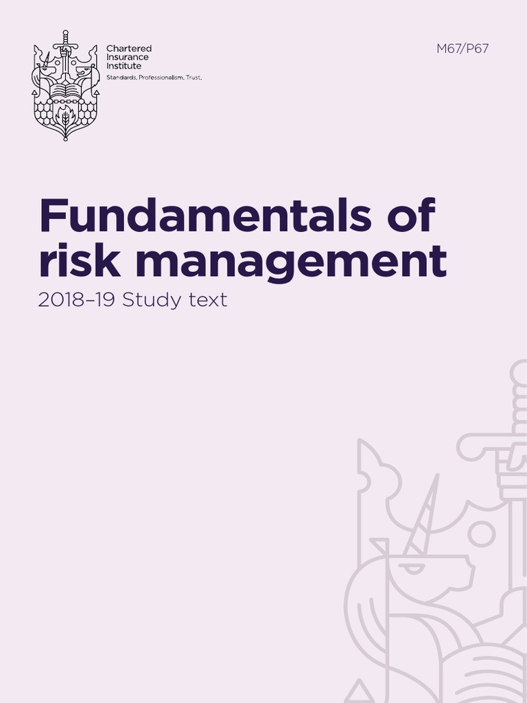M67 Fundamentals of Risk Management | PDF | Risk | Risk Management