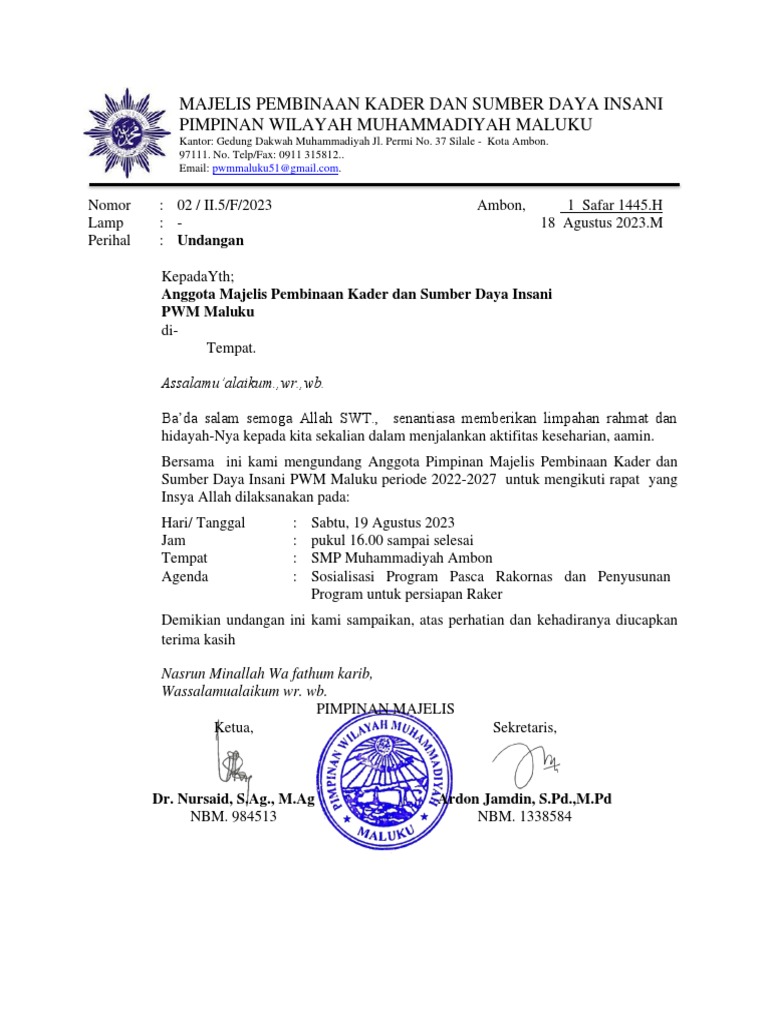 Undagan 02 MPKSDI 2023 | PDF