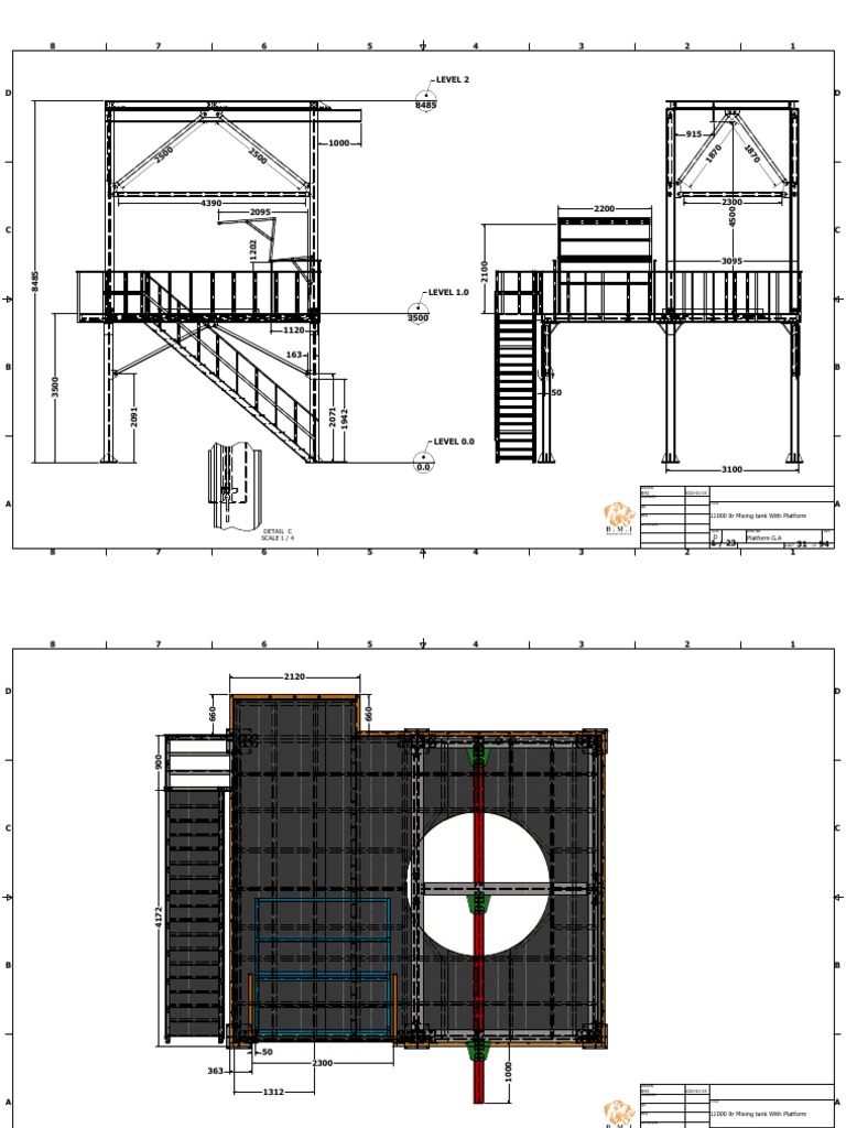Drawn Checked QA MFG Approved DWG No Title | PDF