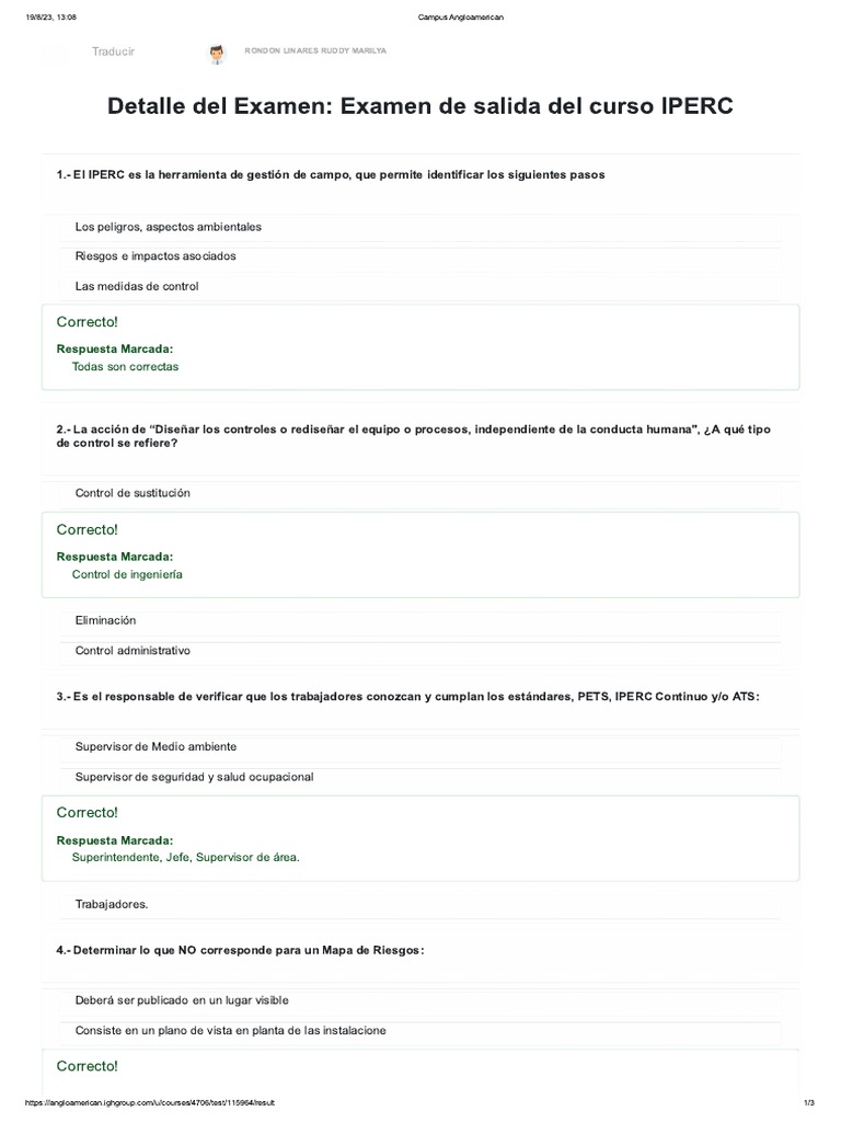 Examen Iperc 3 | PDF