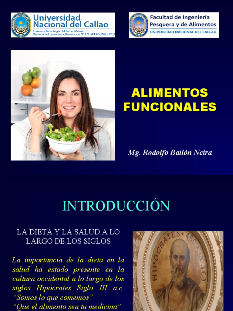 Alimentos Funcionales | PDF | Alimentos | Nutrición