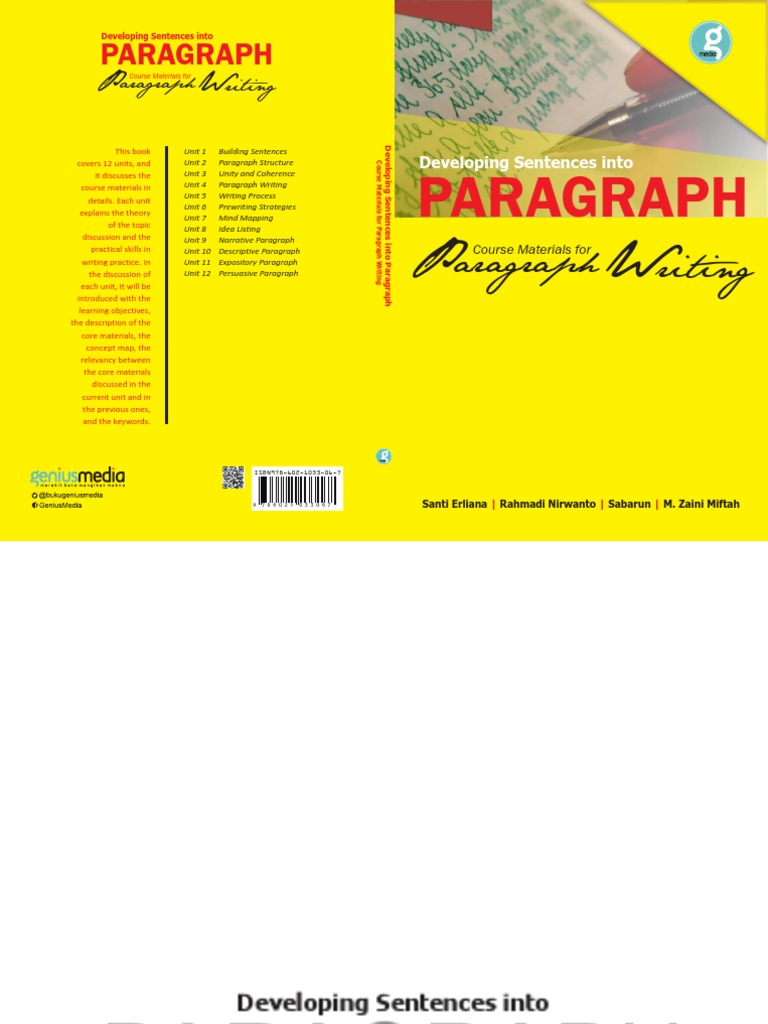 Developing Sentences into Paragraphs | PDF | Adjective | Natural Satellite
