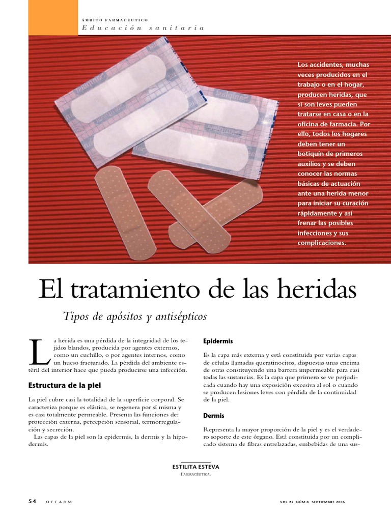 El Tratamiento de Las Heridas | PDF | Herida | Piel