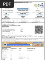 1st AC Ticket | PDF | Identity Document