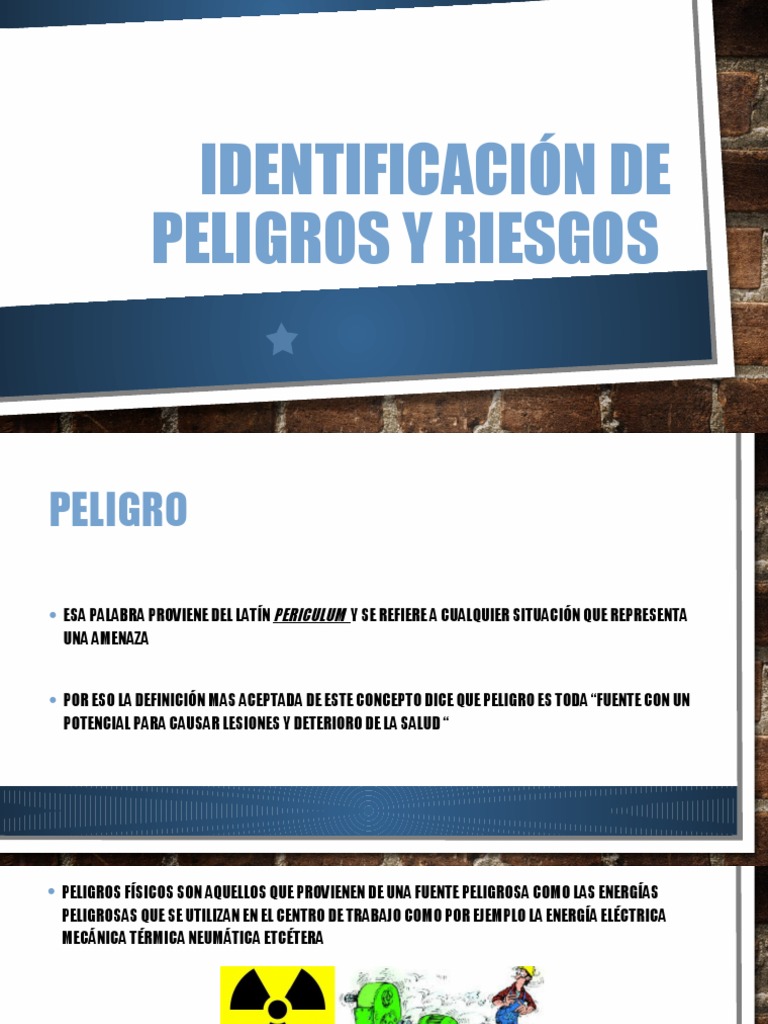 Identificación de Peligros y Riesgos | PDF | Riesgo | Evaluación de riesgos