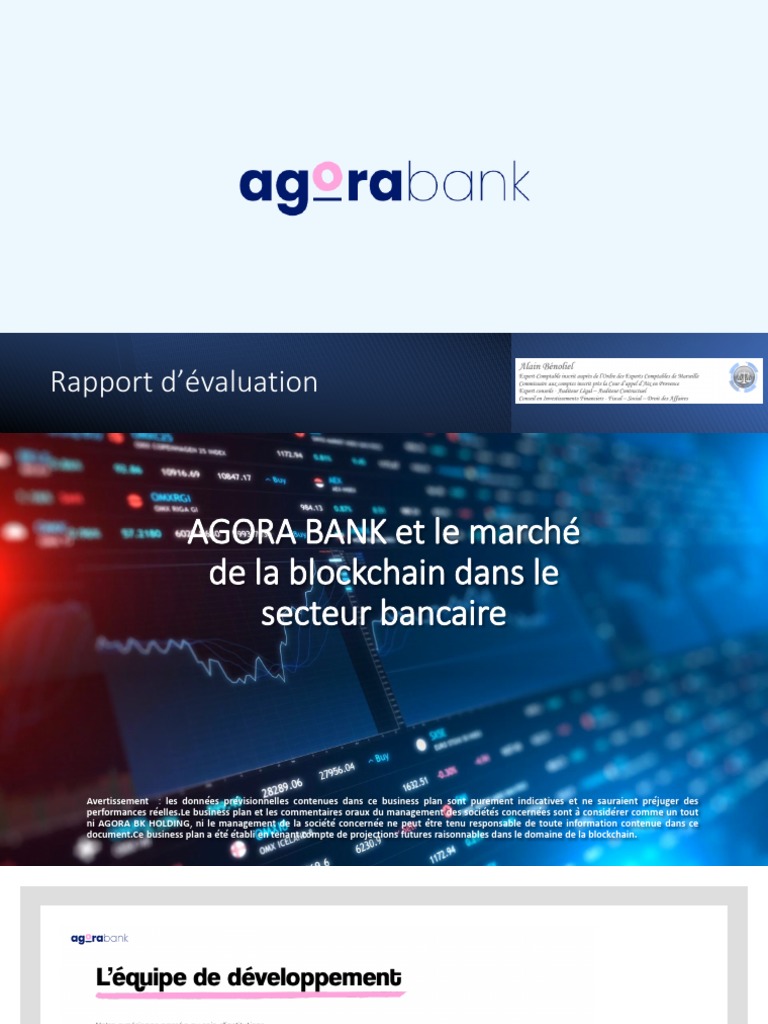Évaluation AGORA BANK: Blockchain & ICO | PDF | Valeur (Économie ...