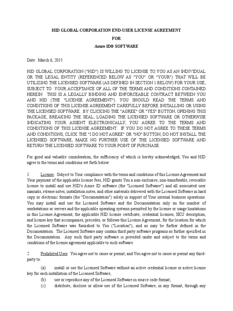 Eula | PDF | License | Implied Warranty