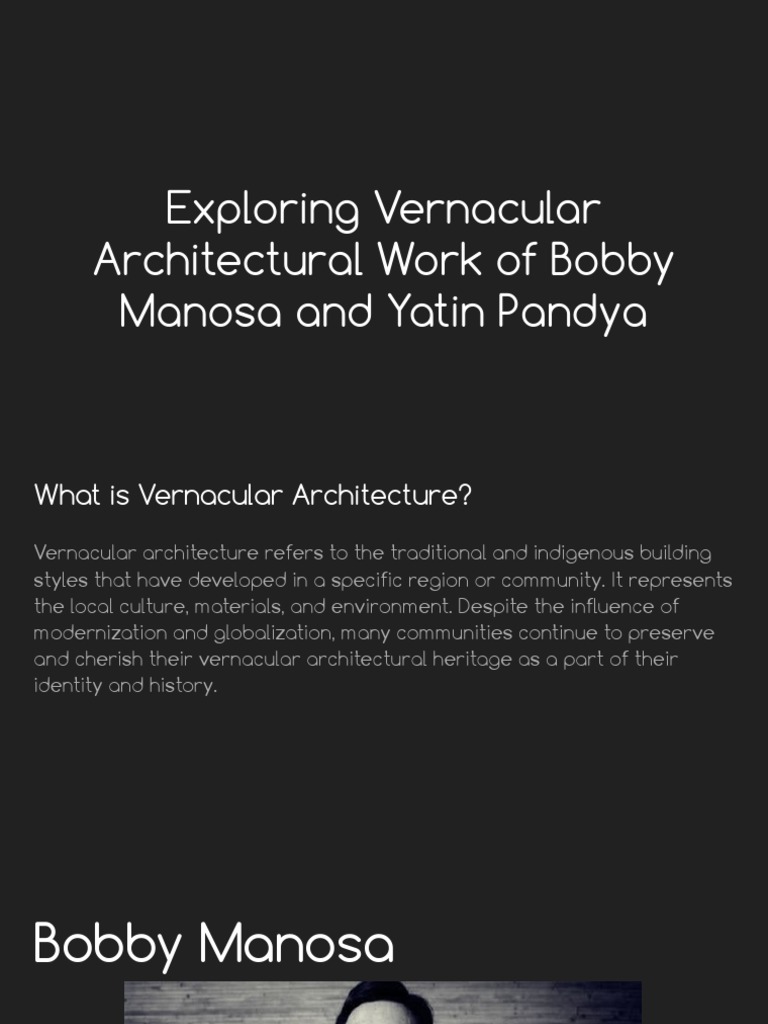0 - Copy of Exploring Vernacular Architectural Work of Bobby Manosa and ...