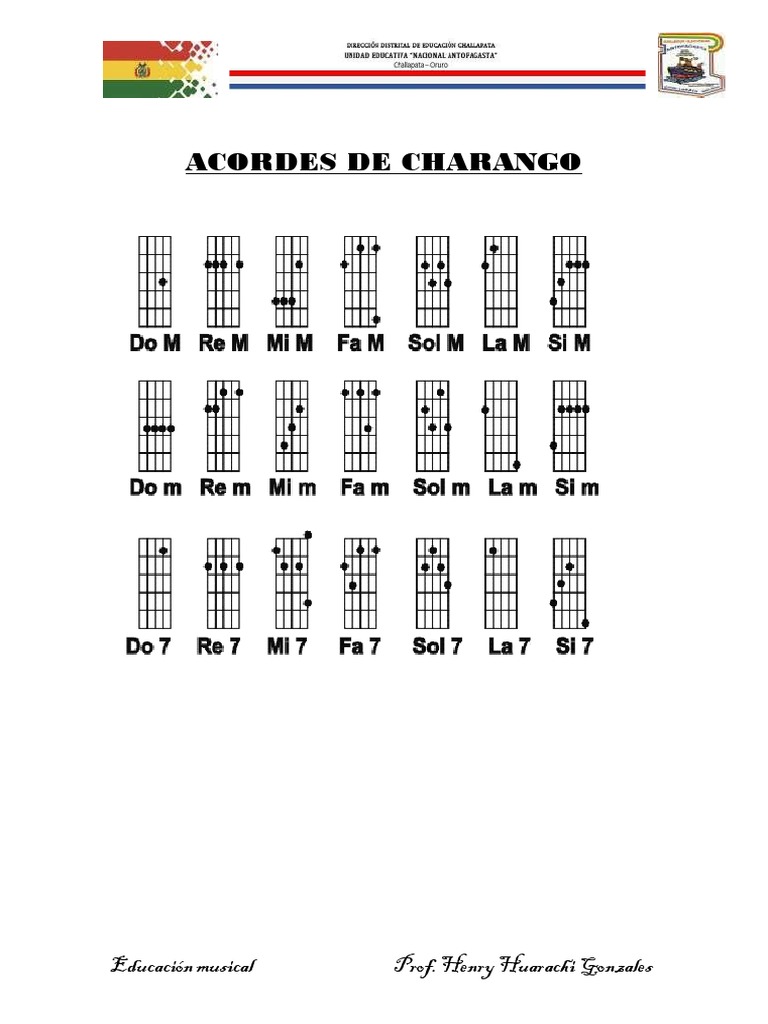 Acordes de Charango | PDF
