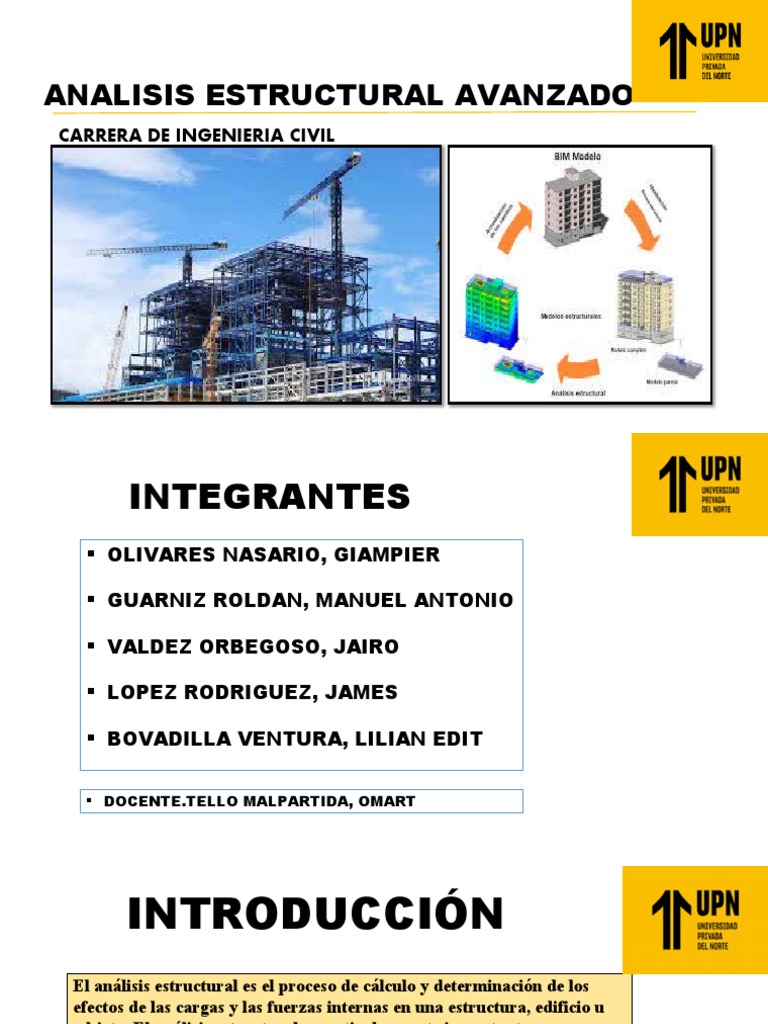 Analisis Estructural PPT Avance | PDF