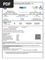 IRCTC Ticket | PDF | Identity Document