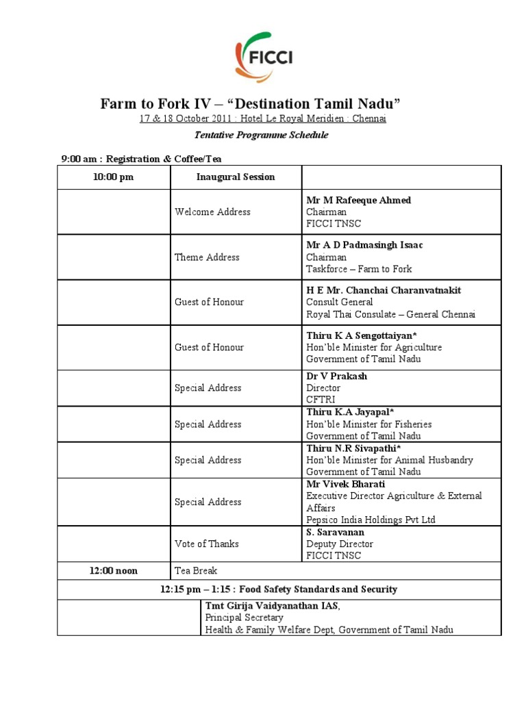 Programme Schedule | PDF