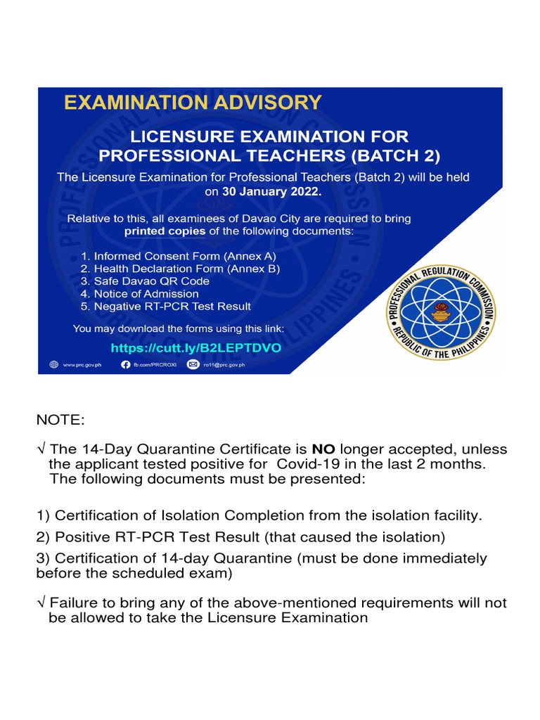 RA-113905 - PROFESSIONAL TEACHER - Secondary (English) - Davao - 1-2022 ...