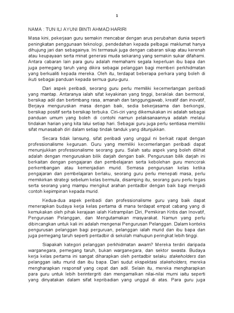 Esei Tugasan 3 PTM | PDF