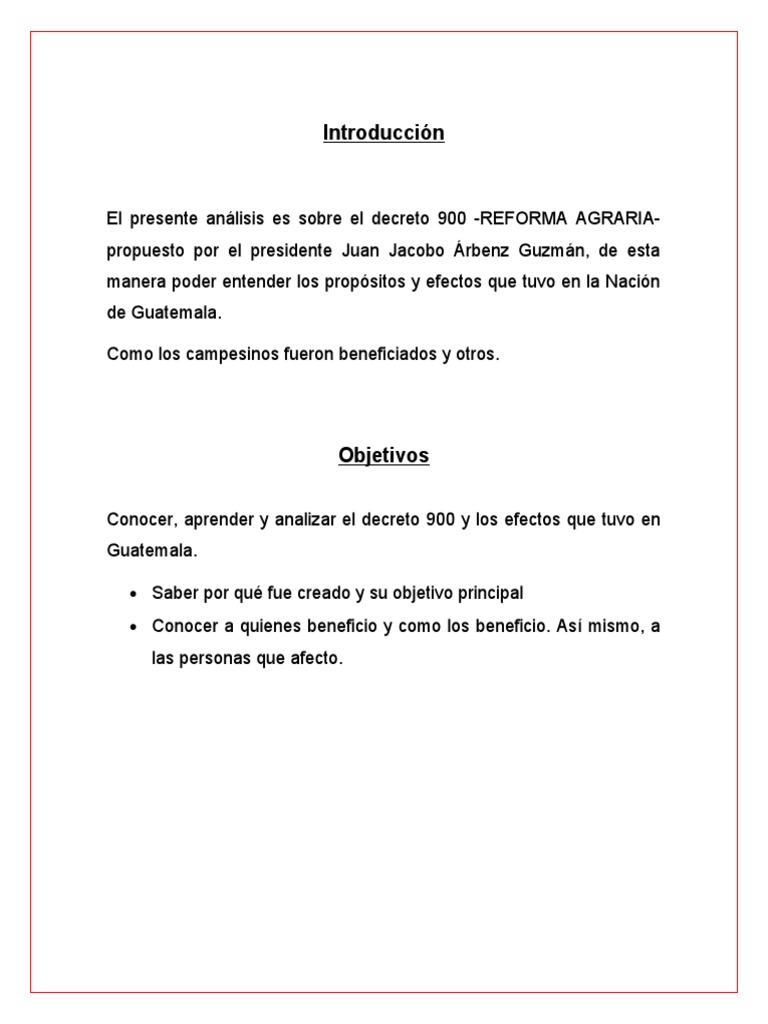 Decreto 900 | PDF | Economias