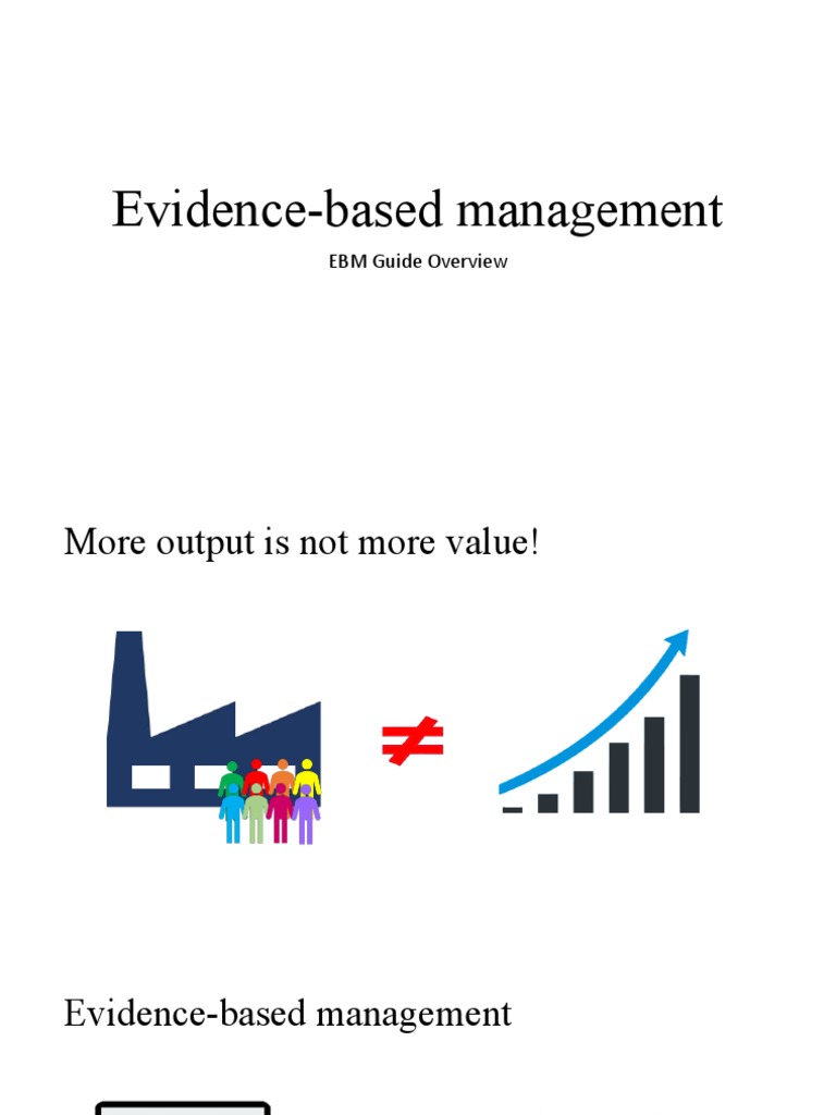 Evidence-Based Management Key Value Areas | PDF | Innovation | Evidence ...