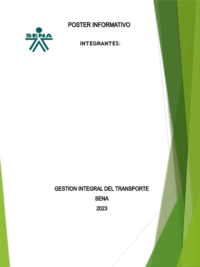 Poster Informativo | PDF | Transporte Intermodal de Carga | Transporte