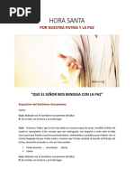 GUIA PARA LA HORA SANTA ANTE EL SANTISIMO. Enero 2023 | PDF | eucaristía | María, madre de Jesús