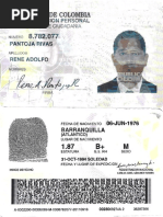 Cedula Alexander | PDF