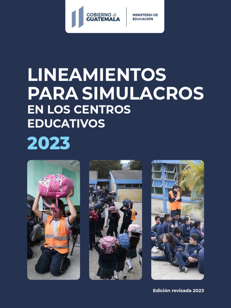 Lineamientos para Simulacros en Los Centros Educativos | PDF ...