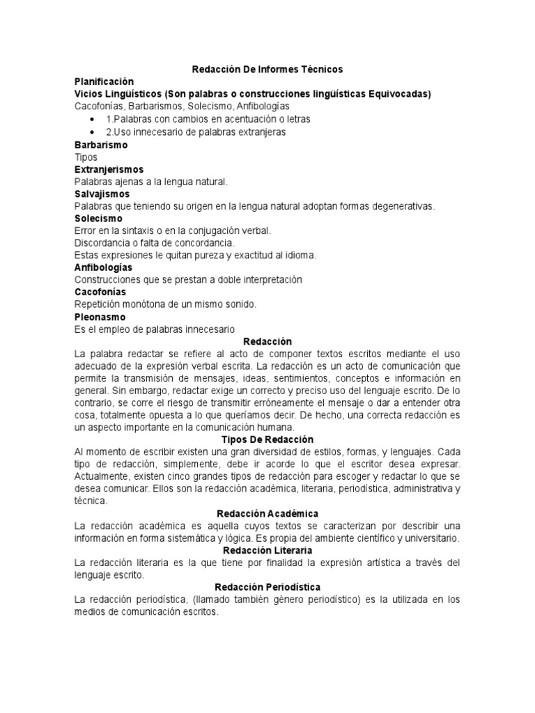 Redacción de Informes Técnicos | PDF | Auditoría | Comunicación