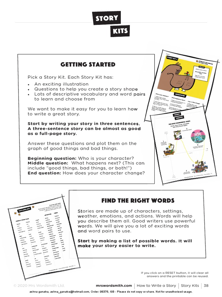 How To Write A Story Ages 7-9 - Number 2 | PDF | Adverb | Semiotics