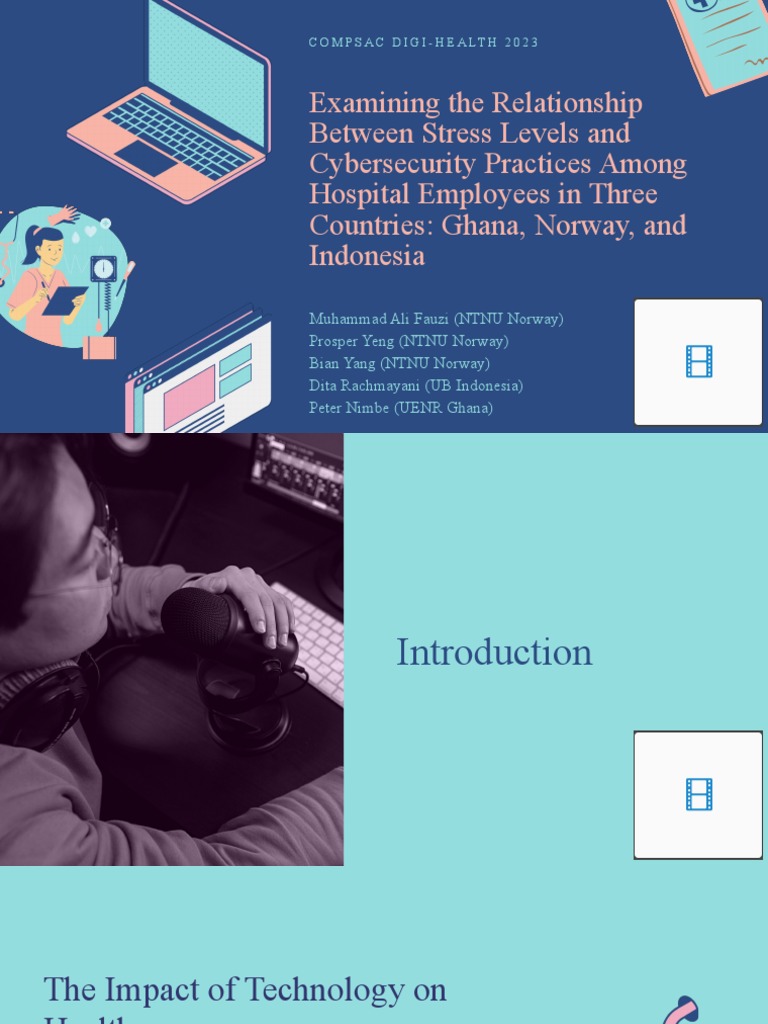 Examining The Relationship Between Stress Levels and Cybersecurity Practices Among Hospital ...