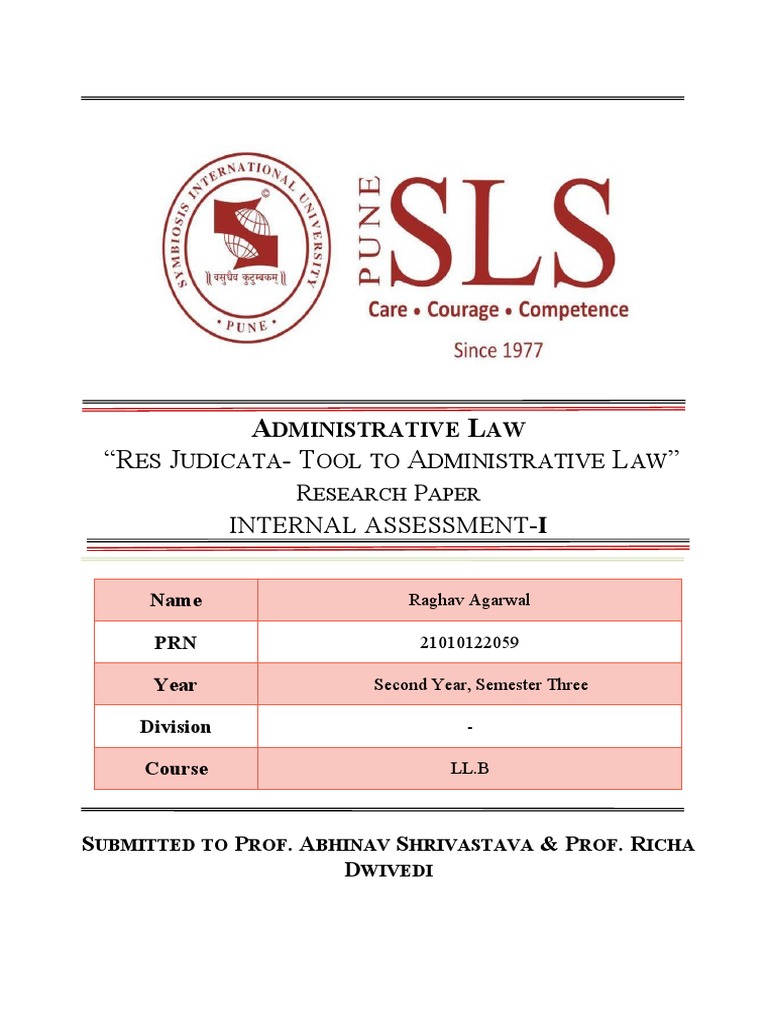 1st Assignment | PDF | Res Judicata | Lawsuit