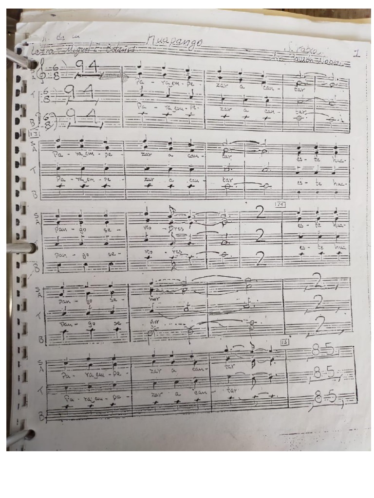 Partituras Huapango | PDF