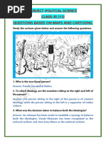 Cartoon Based Questions of Class 12 TH Political Science | PDF | Indian ...