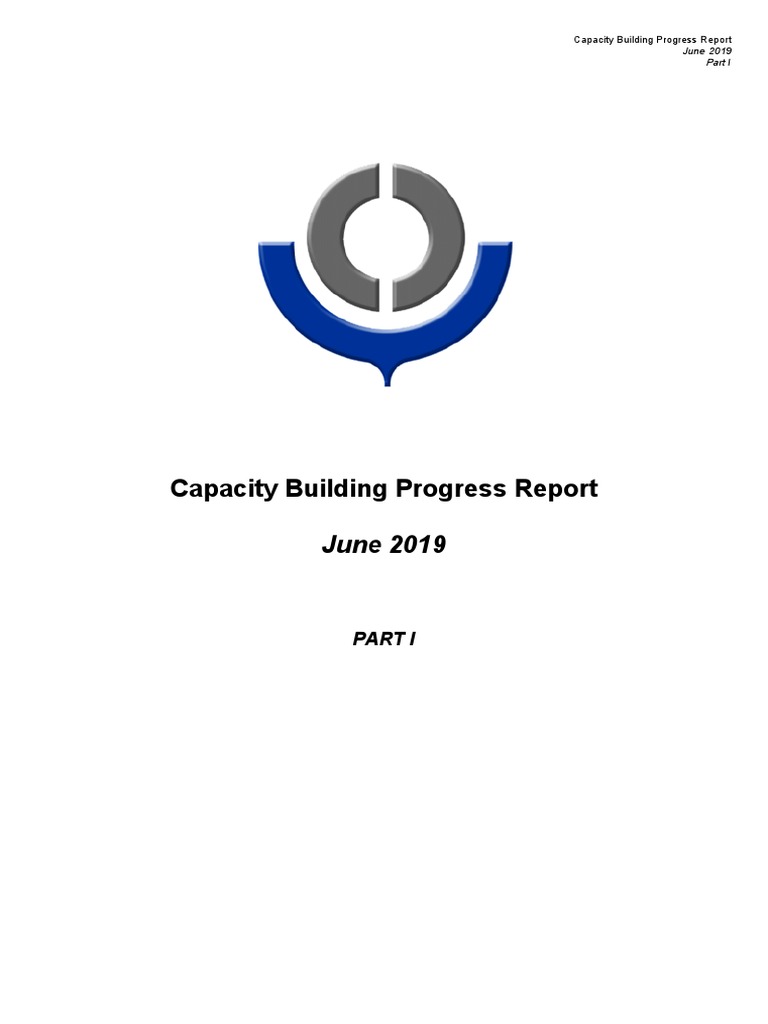 CB Progress Report June 2019 Part 1 Final | PDF | Capacity Building ...