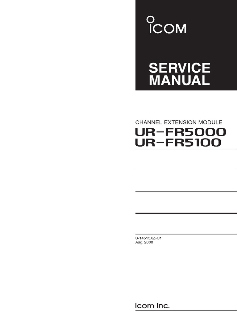Manual UR FR5000 | PDF | Amplifier | Power Supply