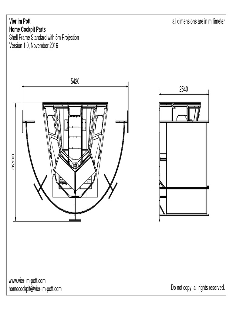 Vier Im Pott Dimensions Shell Standard With 5 0m Projection 2 | PDF