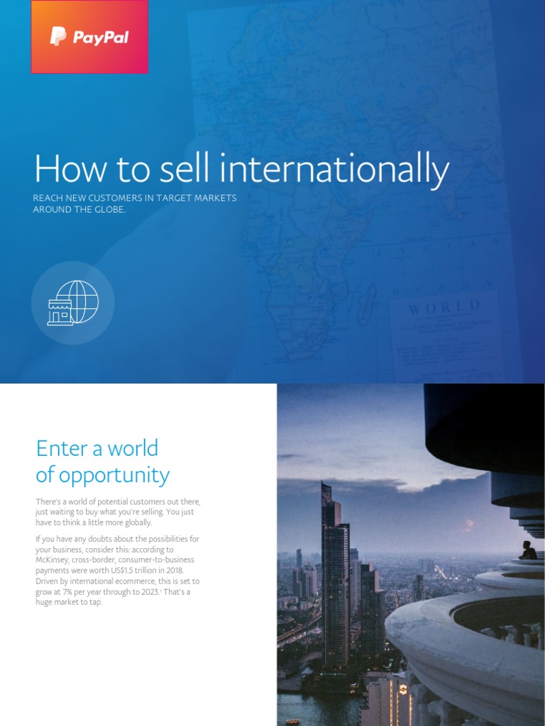 How To Sell Internationally - IN | PDF | Pay Pal | Customs