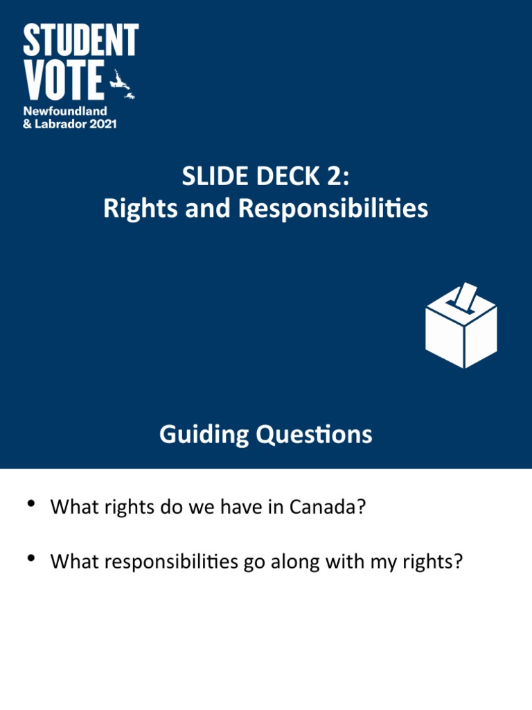 Slide Deck 2 Elementary Rights and Responsibilities | PDF | Rights ...