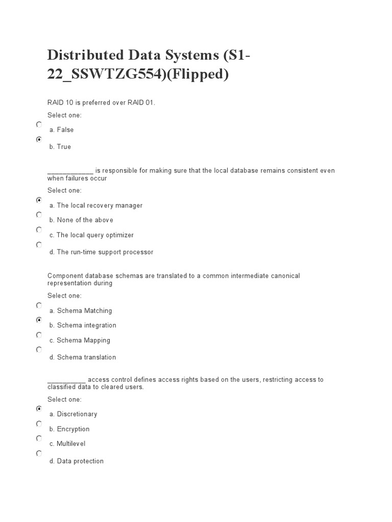 Sem6 Quiz2 | PDF | Databases | Cloud Computing